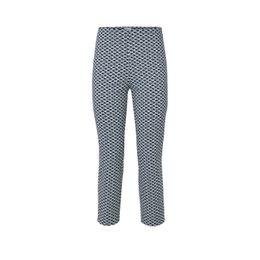 Tchibo - Bedruckte 7/8-Stretchhose - Damen - Gr. 52 - dunkelblau/print