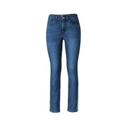 Tchibo - Jeans mit Galonstreifen - Damen - Gr. 40 - dunkelblau