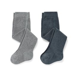 Tchibo - 2 Paar Baby-Strumpfhosen - Baby - Gr. 74/80 - blau