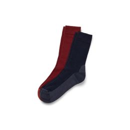 Tchibo - 2 Paar Outdoor-Socken - Unisex - Gr. 39-42 - dunkelrot