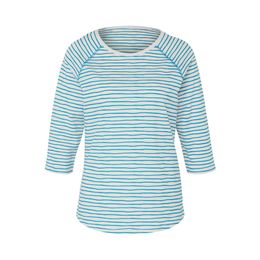 Tchibo - Gestreiftes Shirt mit 3/4-Arm - Damen - Gr. XXL - blau/gestreift