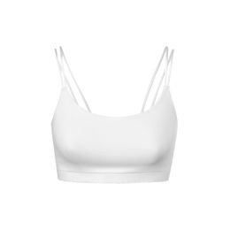 Tchibo - Seamless-Bustier mit Spitze - Damen - Gr. S - wei&szlig;