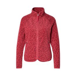 Tchibo - Fleecejacke - Damen - Gr. L - rot/print