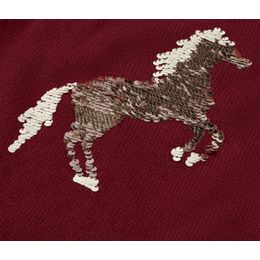 Tchibo - Kinder-Strickpullover - Kinder - Gr. 98/104 - weinrot