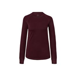 Tchibo - Funktionsshirt mit Wolle - Damen - Gr. XS - rot