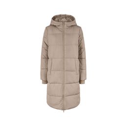 Tchibo - Steppmantel mit Kapuze - Damen - Gr. 52 - beige