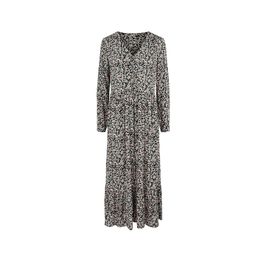Tchibo - Maxi-Kleid - Damen - Gr. 38 - schwarz/gebl&uuml;mt
