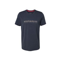 Tchibo - T-Shirt mit Print - Herren - Gr. XL - beige/print
