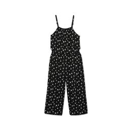 Tchibo - Jumpsuit - M&auml;dchen - Gr. 134/140 - schwarz/print