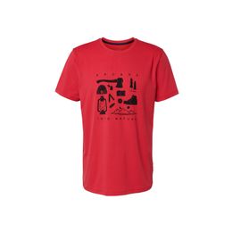Tchibo - T-Shirt mit Print - Herren - Gr. XL - blau/print