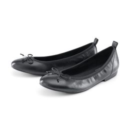 Tchibo - Leder-Ballerinas - Damen - Gr. 38 - schwarz