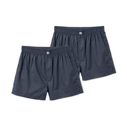 Tchibo - 2 Webboxershorts - Herren - Gr. Xxl/8 - dunkelblau
