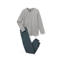 Tchibo - 2 Kinder-Pyjamas - Gr. 122/128 - blau