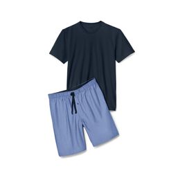 Tchibo - Shorty-Pyjama - Herren - Gr. L - dunkelblau