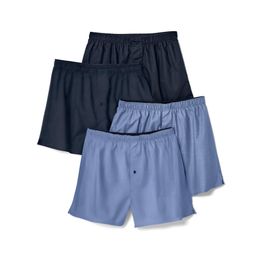 Tchibo - 4 Web-Boxershorts - Herren - Gr. Xxl/8 - dunkelblau