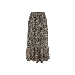 Tchibo - Chiffon-Rock - Damen - Gr. 42 - schwarz/gebl&uuml;mt