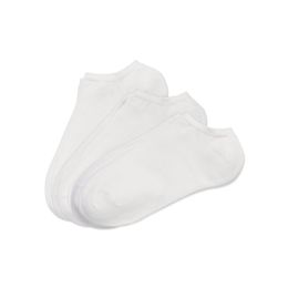 Tchibo - 3 Paar Sneakersocken - Damen - Gr. 35-38 - wei&szlig;