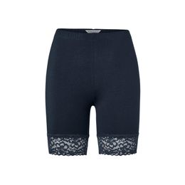 Tchibo - Radlershorts mit Spitzenborte - Damen - Gr. S - dunkelblau