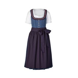 Tchibo - Stretch-Dirndl - Damen - Gr. 44 - dunkelblau/print