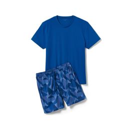 Tchibo - Shorty-Pyjama - Herren - Gr. XL - dunkelblau/print
