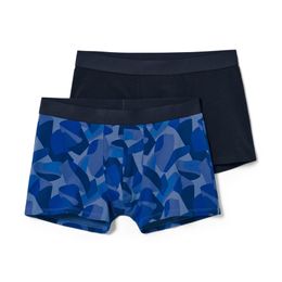 Tchibo - 2 Slipboxer - Herren - Gr. M/5 - dunkelblau/print