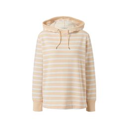 Tchibo - Kapuzensweatshirt - Damen - Gr. M - wei&szlig;/gestreift