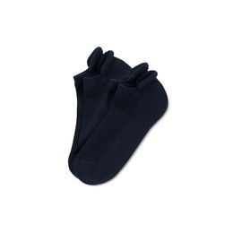 Tchibo - 2 Paar Unisex-Sport-Sneakersocken - Unisex - Gr. 35-38 - dunkelblau