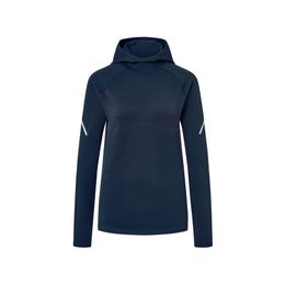 Tchibo - Seamless-Funktionslaufshirt mit Kapuze - Damen - Gr. L - dunkelblau