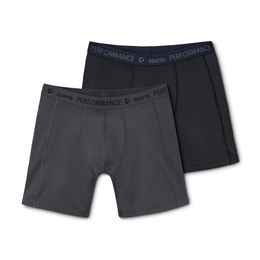Tchibo - 2 Sport-Slipboxer - Herren - Gr. S/4 - dunkelgrau
