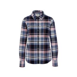 Tchibo - Karierte Flanell-Bluse - Damen - Gr. 46 - hellblau/kariert