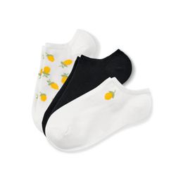 Tchibo - 3 Paar Sneakersocken - Damen - Gr. 35-38 - schwarz