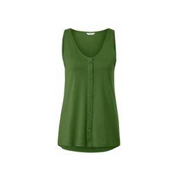 Tchibo - Top mit Knopfleiste - Damen - Gr. M - gr&uuml;n