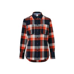 Tchibo - Karo-Bluse - Damen - Gr. 38 - dunkelblau/kariert