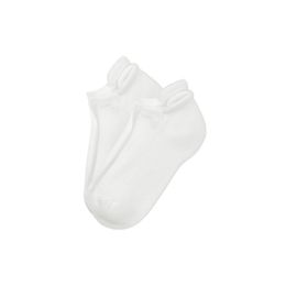 Tchibo - 2 Paar Unisex-Sport-Sneakersocken - Unisex - Gr. 43-46 - wei&szlig;