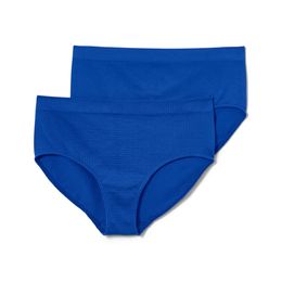 Tchibo - 2 Seamless-Pantys - Damen - Gr. M - dunkelblau