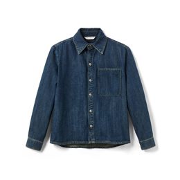 Tchibo - Kinder-Jeanshemd - Kinder - Gr. 170/176 - dunkelblau