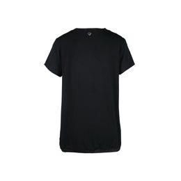 Tchibo - Blusenshirt im Materialmix - Damen - Gr. S - schwarz