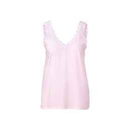 Tchibo - Satintop mit Spitze - Damen - Gr. M - ros&eacute;