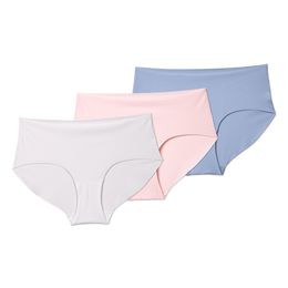 Tchibo - 3 Magic-Cut-Pantys - Damen - Gr. L - hellblau