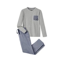 Tchibo - Pyjama - Jungen - Gr. 170/176 - hellgrau
