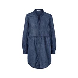 Tchibo - Gestreifte Longbluse - Damen - Gr. 38 - dunkelblau/gestreift