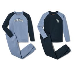 Tchibo - 2 Kinder-Pyjamas - Gr. 158/164 - dunkelblau