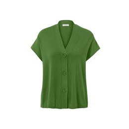 Tchibo - Kurz&auml;rmliger Cardigan - Damen - Gr. XL - gr&uuml;n