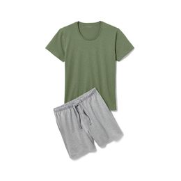 Tchibo - Shorty-Pyjama - Herren - Gr. S - hellgrau