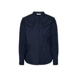 Tchibo - Hemdbluse mit Volantkragen - Damen - Gr. 34 - dunkelblau