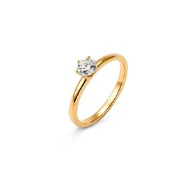 Tchibo - 585 Gold-Ring mit Brillant - Gr. 17