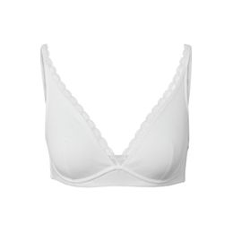 Tchibo - Soft-BH aus Rippe - Damen - Gr. 75A - wei&szlig;