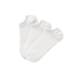 Tchibo - 3 Paar Sneakersocken - Herren - Gr. 44-46 - wei&szlig;