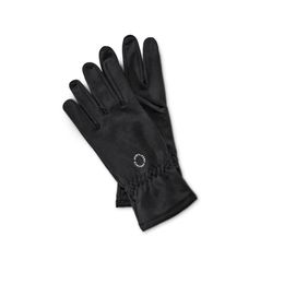Tchibo - Laufhandschuhe mit Reflektorprint - Unisex - Gr. 8,5 - schwarz