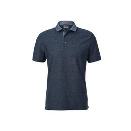 Tchibo - Jacquard-Poloshirt - Herren - Gr. XL - dunkelblau